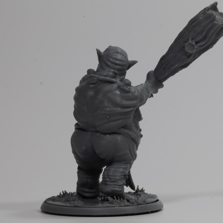 3D Printable Bog Troll - Two-handed Club by Runeforge Studios