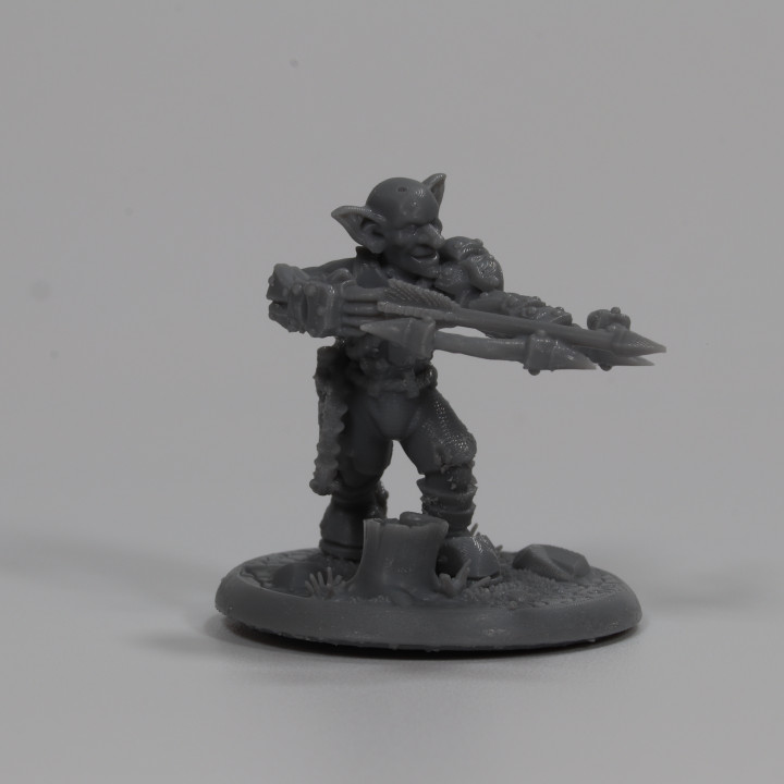 3D Printable Classic Goblin - Archer - Sideways Bow by Runeforge Studios