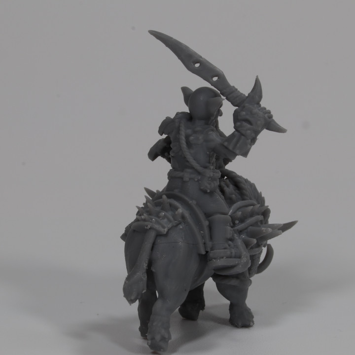 3D Printable Classic Goblin - Boar Rider - Sword and Shield by ...