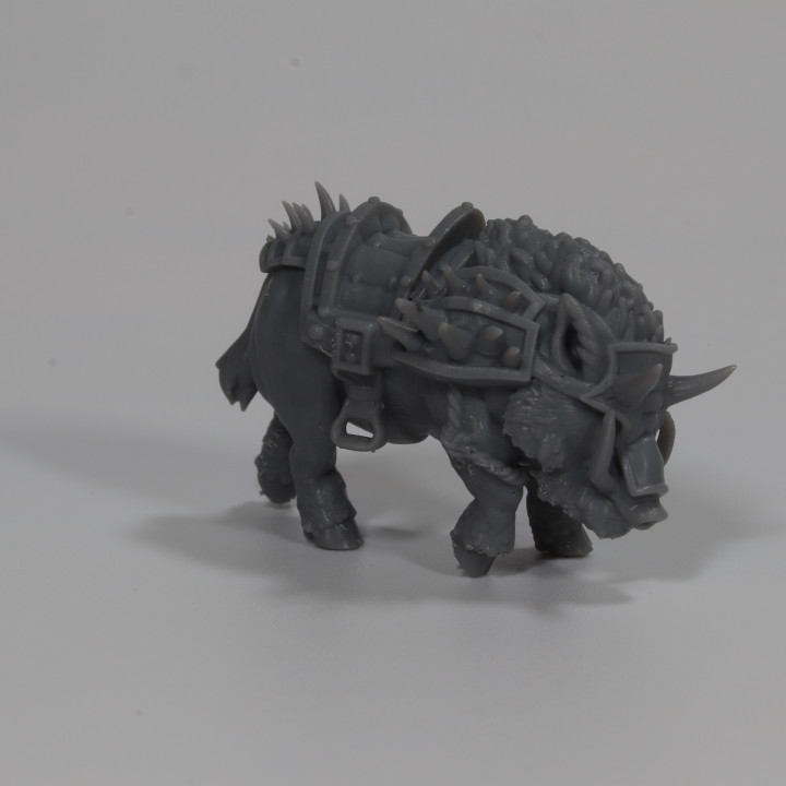 3D Printable Classic Goblin - Battle Boar by Runeforge Studios