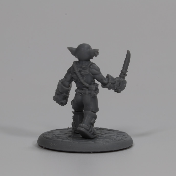 3D Printable Classic Goblin - Daggers - Standing by Runeforge Studios