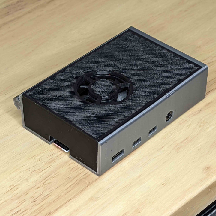 3D Printable Raspberry Pi 4 Case for Ender 3/V-slot mount by Bo