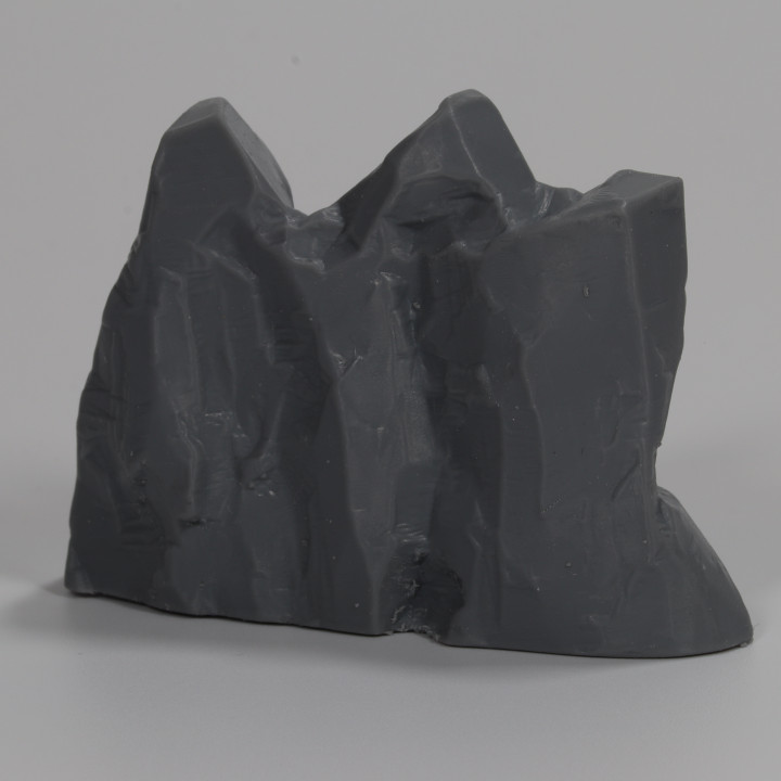 3D Printable Mine Scenery Rock Wall by Runeforge Studios