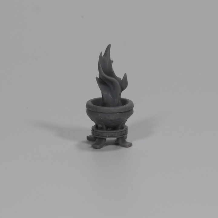 3D Printable Scenery - Brazier by Runeforge Studios
