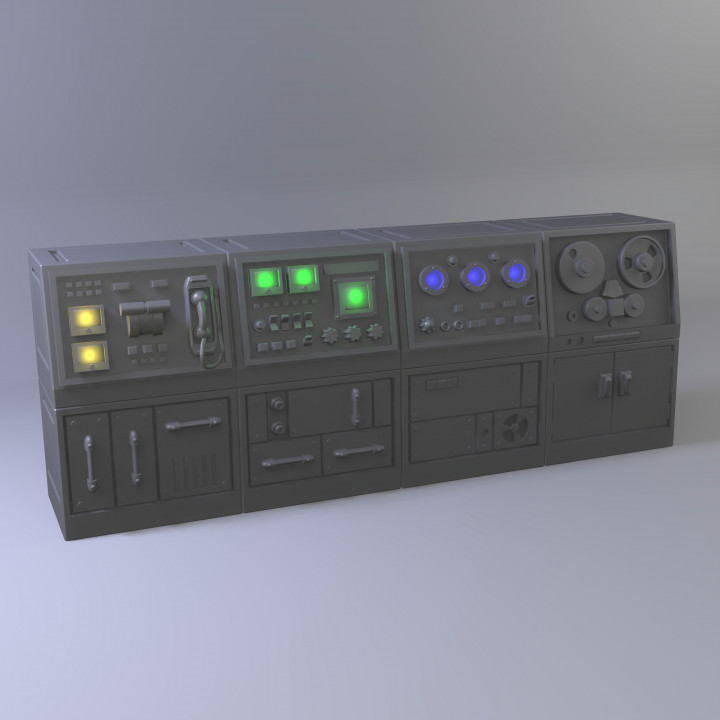 3D Printable Vintage Computer Consoles by Tiny Furniture