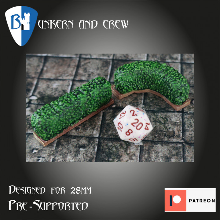 3D Printable Simple Hedge by Kenneth Kruse Sørensen