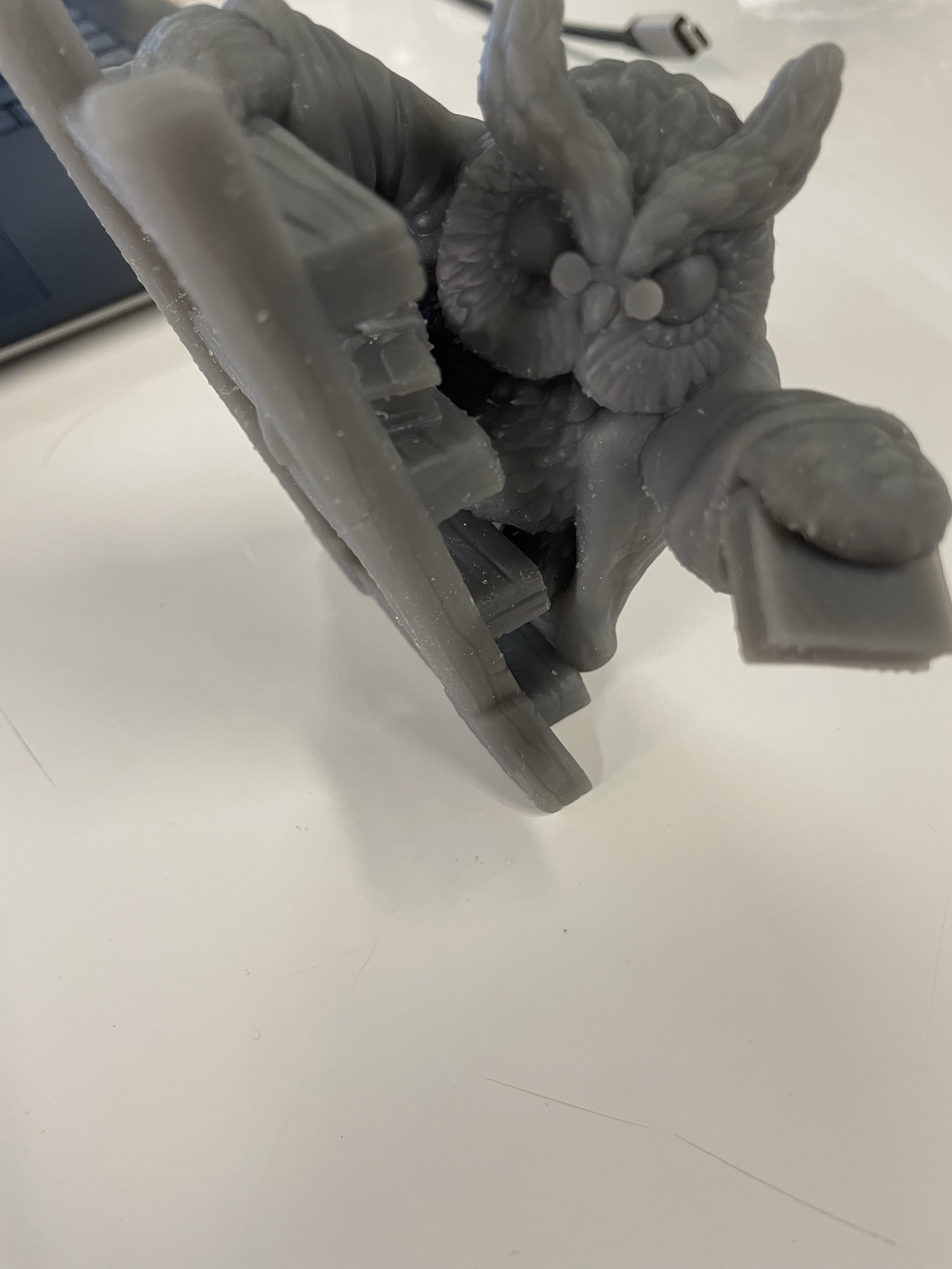 3D Printable Owlkin Librarian 1B Miniature - Pre-Supported by Epics N ...