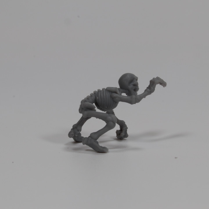 3D Printable Cave Goblin Skeleton by Runeforge Studios