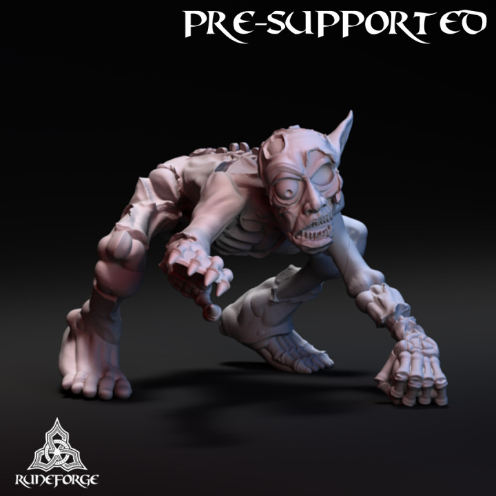 3D Printable Cave Goblin Zombie by Runeforge Studios