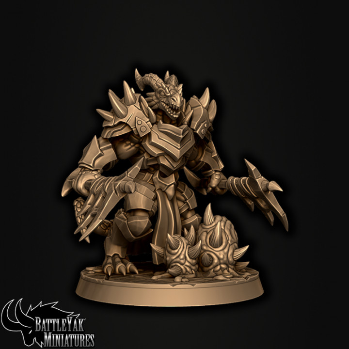 3D Printable Drakkisan Drachon C by Battle Yak Miniatures