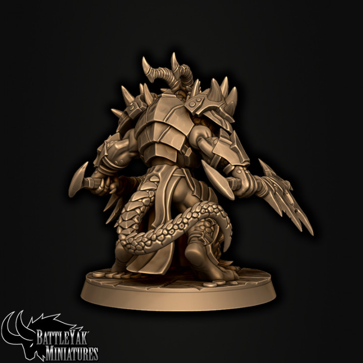 3D Printable Drakkisan Drachon C by Battle Yak Miniatures