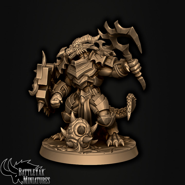 3D Printable Drakkisan Drachon D by Battle Yak Miniatures