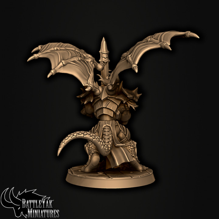 3D Printable Drakkisan Drachon F by Battle Yak Miniatures