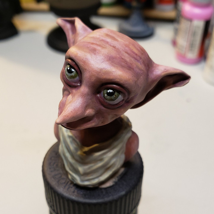3D Print of Dobby Multicolor Bust Support Free ERCF MMU Mosaic Palette ...