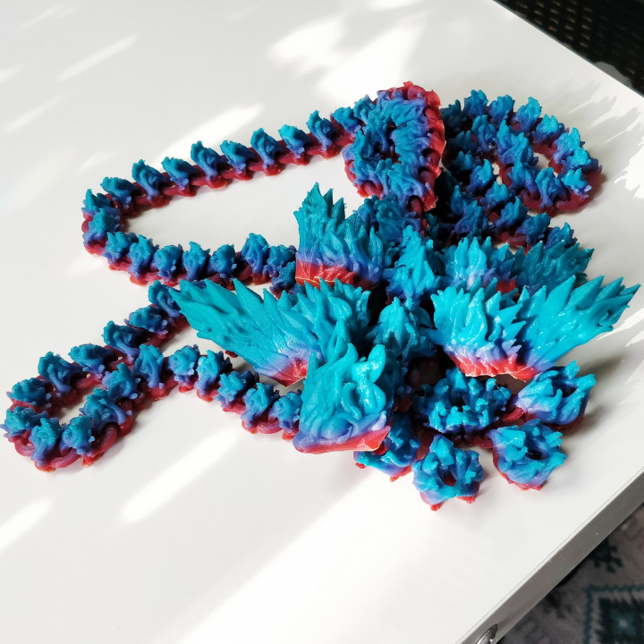 3D Print of Fire Dragon Sprite by mallemagic