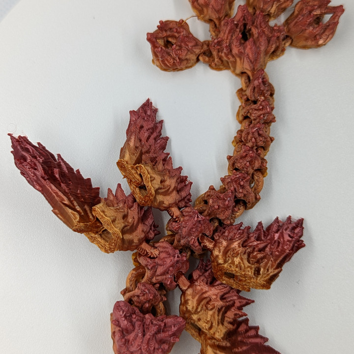 3D Print of Fire Dragon Sprite by jazzy_plz