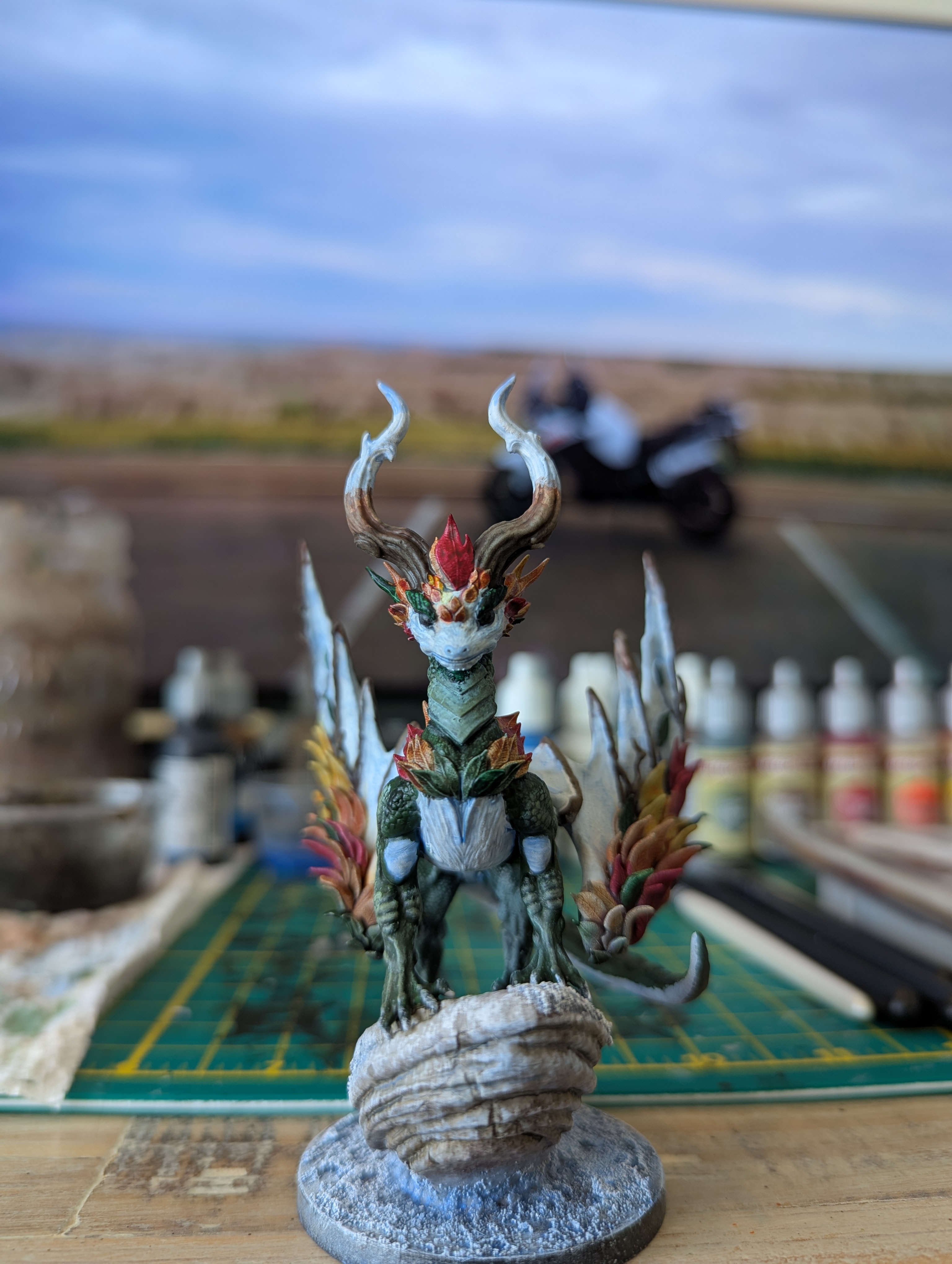 3D Printable Guardian Leaf Dragon / Magical Drake / Winged Forest ...