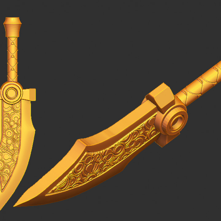 3D Printable Guard machete by Action Figure Fusion