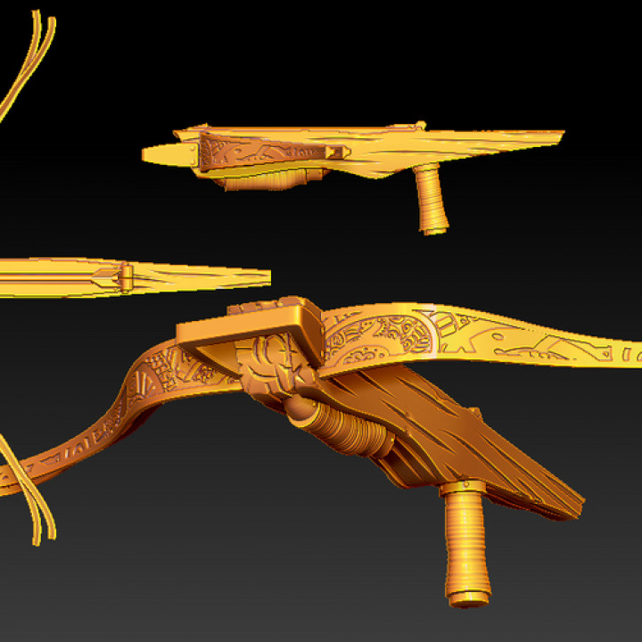 3D Printable Crossbow by Action Figure Fusion