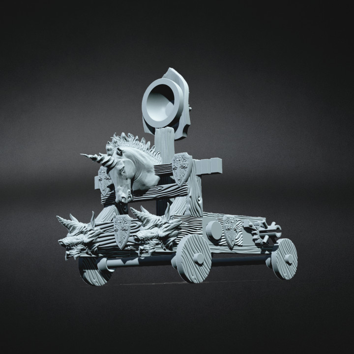 3D Printable Functional Catapult by Philip Sin's Miniatures