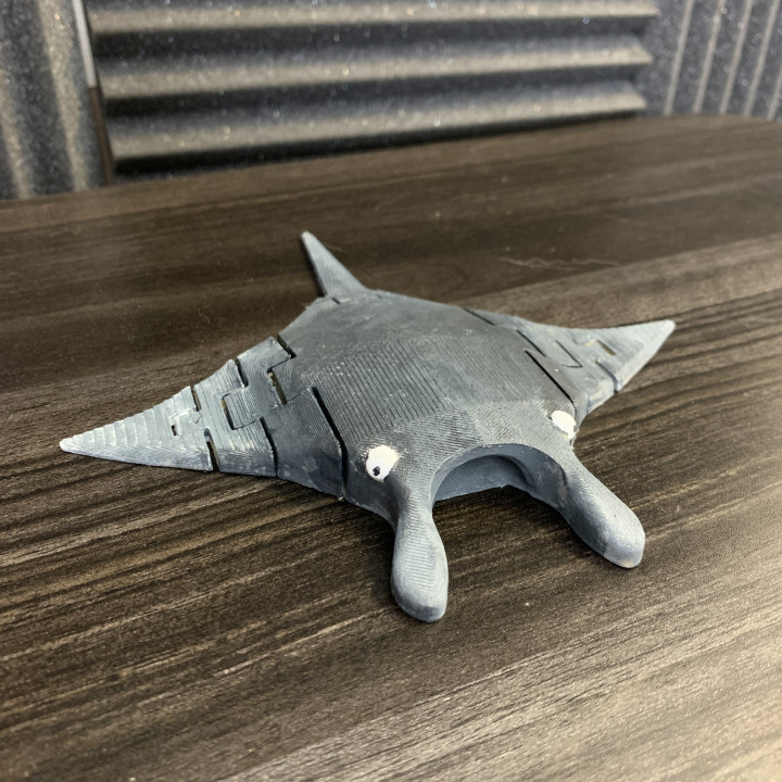 3D Printable Flexible Manta Ray by 3D Printer Academy