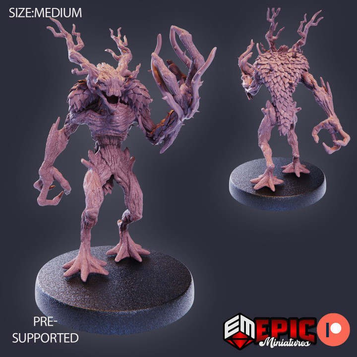 3D Printable Twig Blight Magic / Forest Spirit / Tree Creature ...