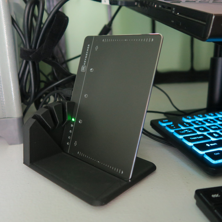 3D Printable Trackpad Stand for Keymecher Mano by Lindy Design Lab