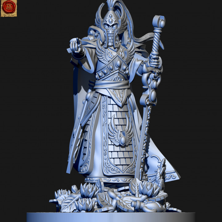 3D Printable High elves sword master lord (elf) by HoloMiniatures