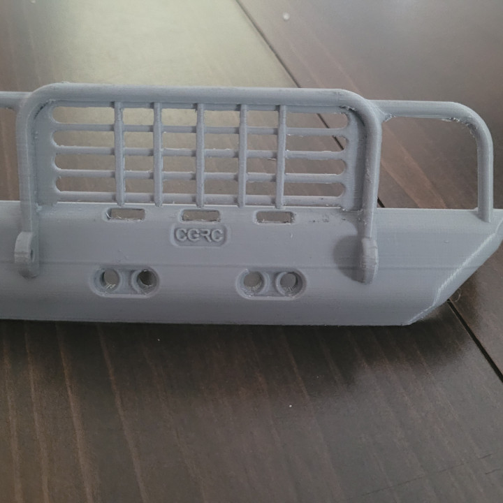 3D Printable CGRC Rancher 7 inch front bumper Axial Scx10-2/3 by Chris ...