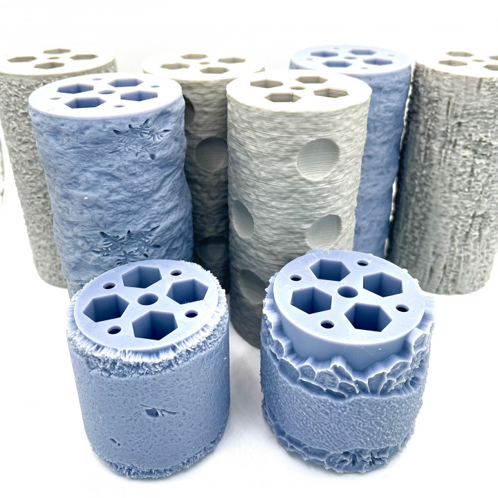 3D Printable Print n' Roll: Enchanted Forest (Texture Roller and ...