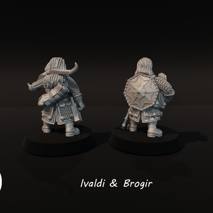 3D Printable Ivaldi and Brogir by Medbury Miniatures