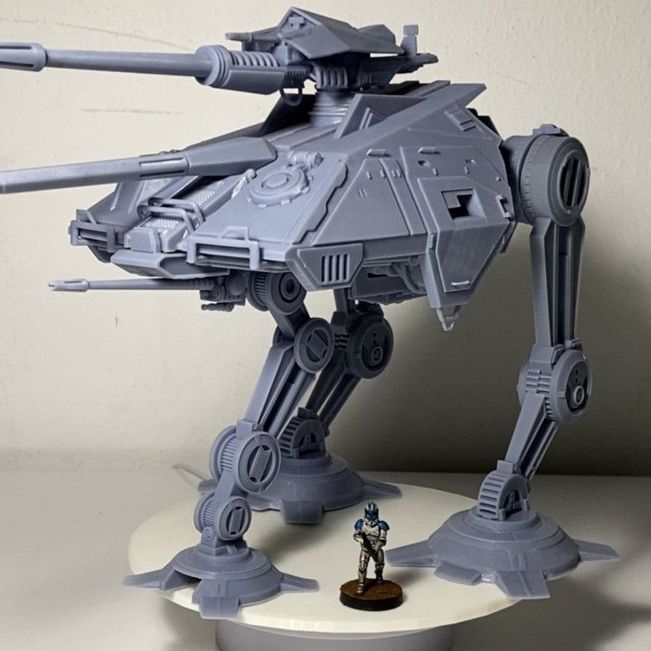 3D Printable Grand Army Mud Biped by Blue Wolf Miniatures