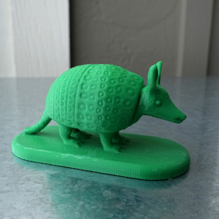 3D Printable Armadillo by Philippe Barreaud