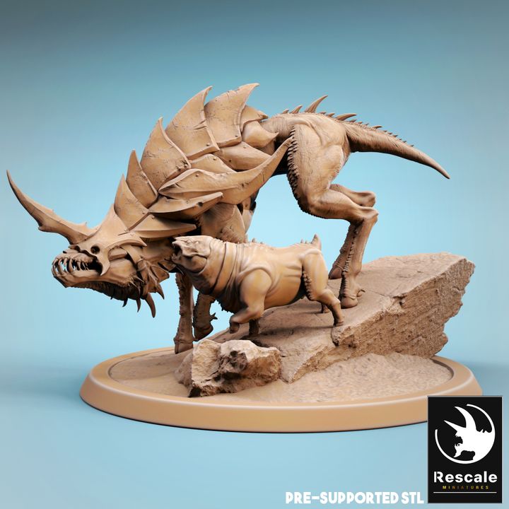 3D Printable Infernum Dogs by Rescale Miniatures