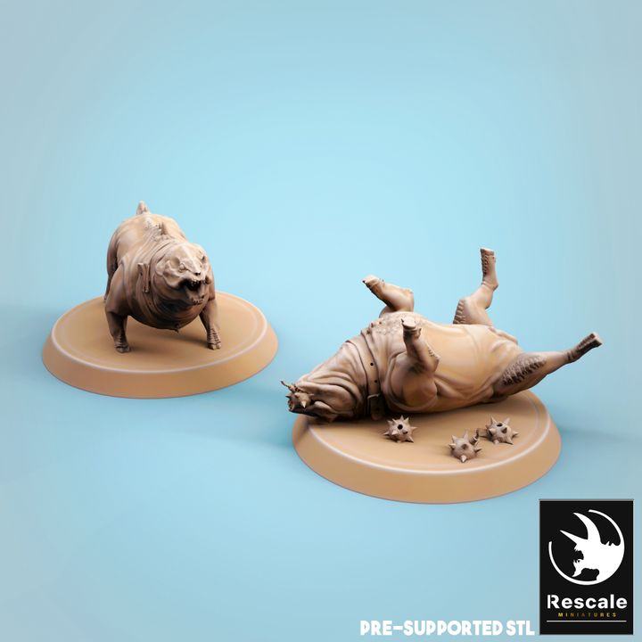 3D Printable Infernum Puppy by Rescale Miniatures