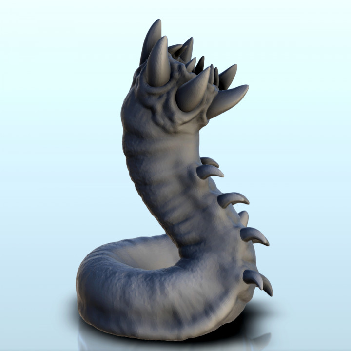 3D Printable Worm (+ pre-supported version) (2) - Darkness Chaos ...