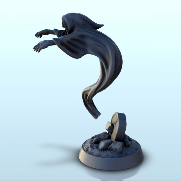3D Printable Ghost escaping (+ pre-supported version) (7) - Darkness ...