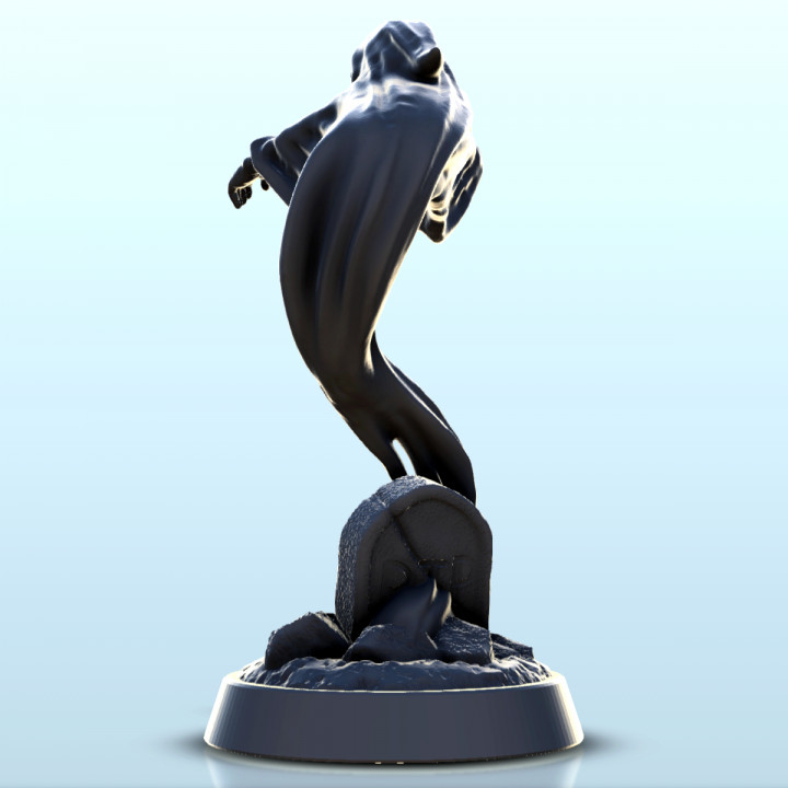 3D Printable Ghost escaping (+ pre-supported version) (7) - Darkness ...