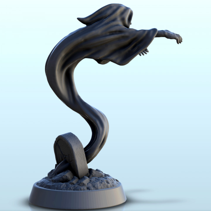 3D Printable Ghost escaping (+ pre-supported version) (7) - Darkness ...