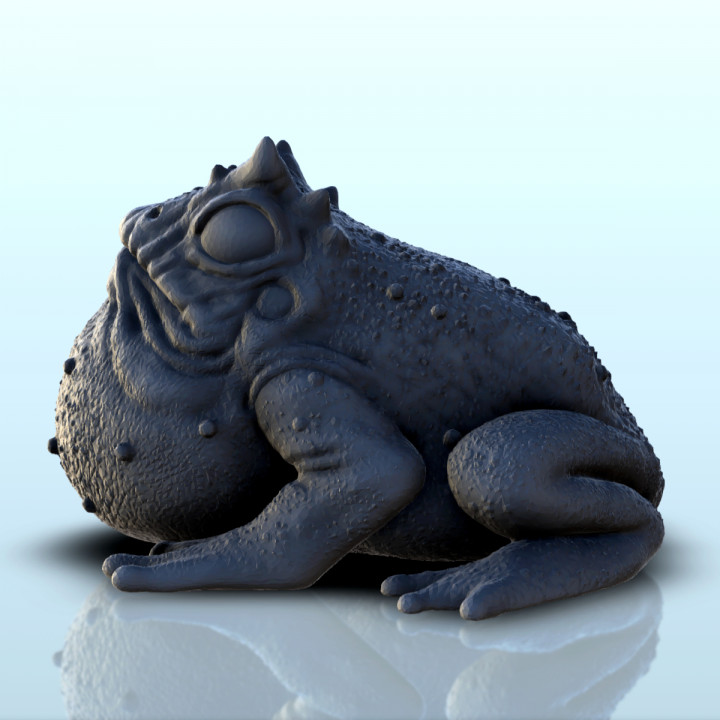 3D Printable Giant frog (+ pre-supported version) (8) - Darkness Chaos ...
