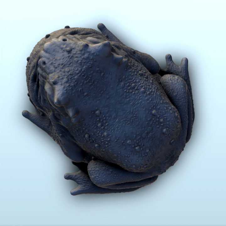 3D Printable Giant frog (+ pre-supported version) (8) - Darkness Chaos ...