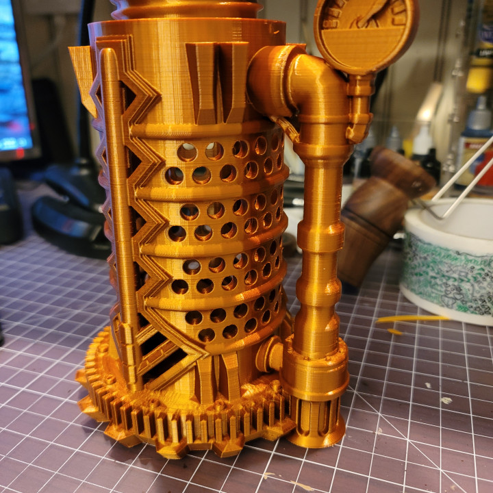 3D Print of High Pressure Tank Dice Box by 3D20Hobbies