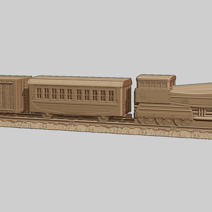 3D Printable Train by Dale Seaton