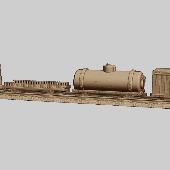 3D Printable Train by Dale Seaton