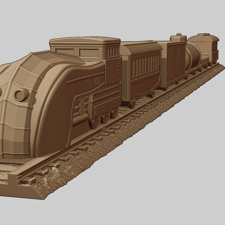 3D Printable Train by Dale Seaton