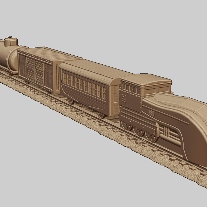 3D Printable Train by Dale Seaton