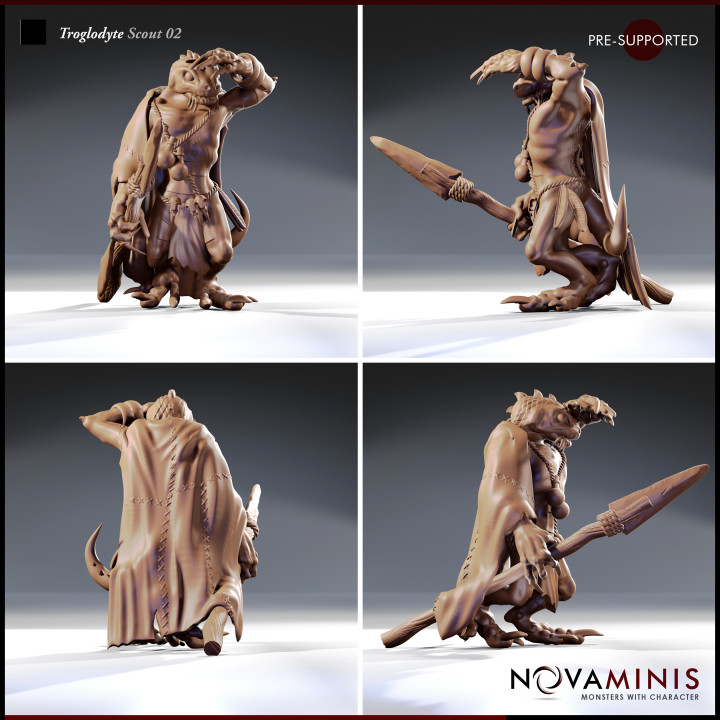3D Printable Troglodyte Scout 02 by NOVAMINIS