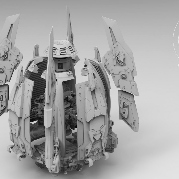 3D Printable Landing Pod by Atlan Forge