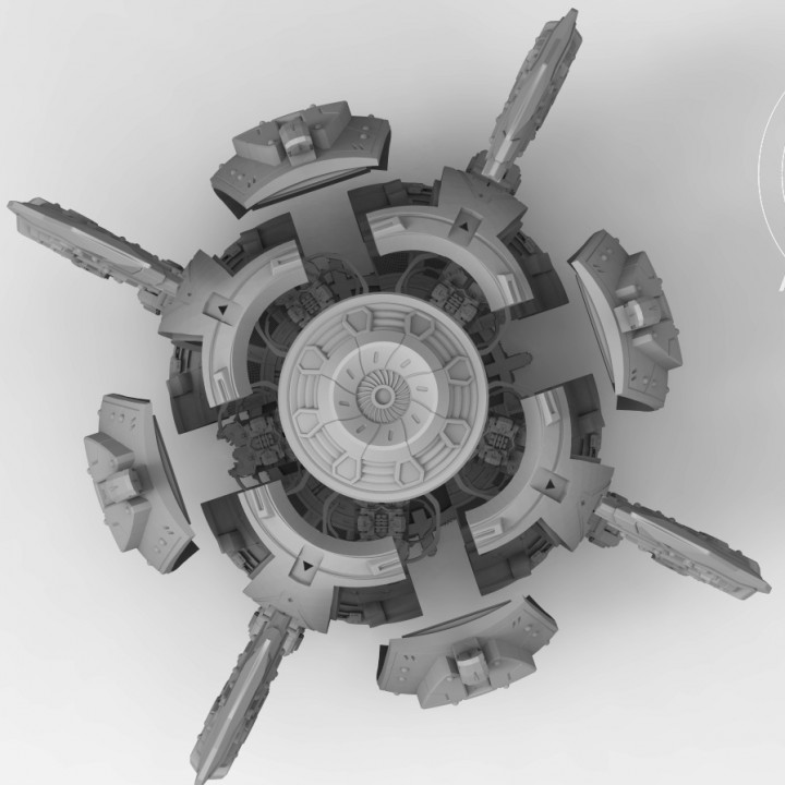 3D Printable Landing Pod by Atlan Forge