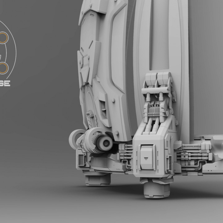 3D Printable Landing Pod by Atlan Forge